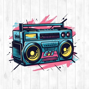 Boom Box Svg Boombox Radio Svg File Radio Png Heat Transfer Vinyl ...