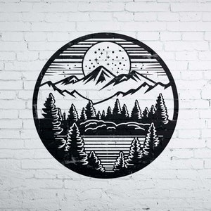 Outdoors Svg, Mountains Svg, Outdoors Svg Files for Cricut, Nature Svg ...