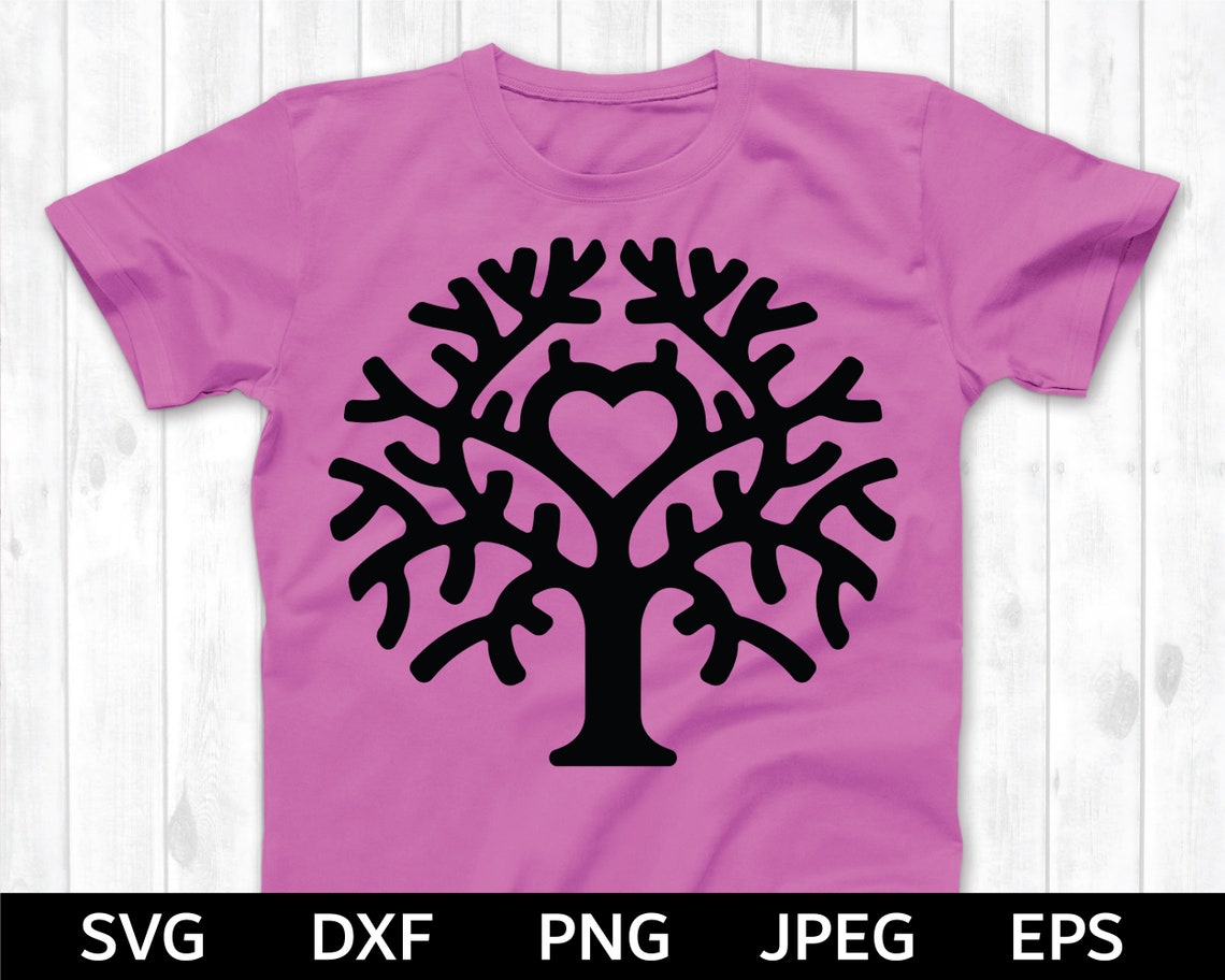 Heart Tree SVG Family Tree SVG Love Tree SVG - Etsy Canada