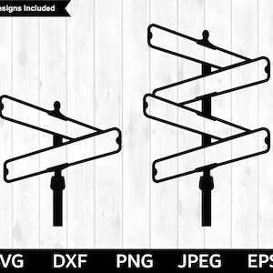 Street Sign SVG Street Sign cut file Customizable Street | Etsy