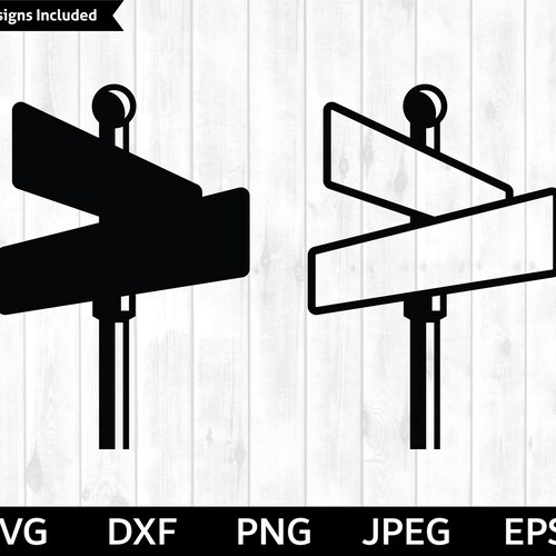 Street Sign SVG Street Sign Cut File Customizable Street - Etsy