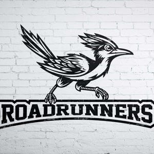 Roadrunners Mascot SVG, Roadrunners Cut File, Roadrunners Silhouette ...