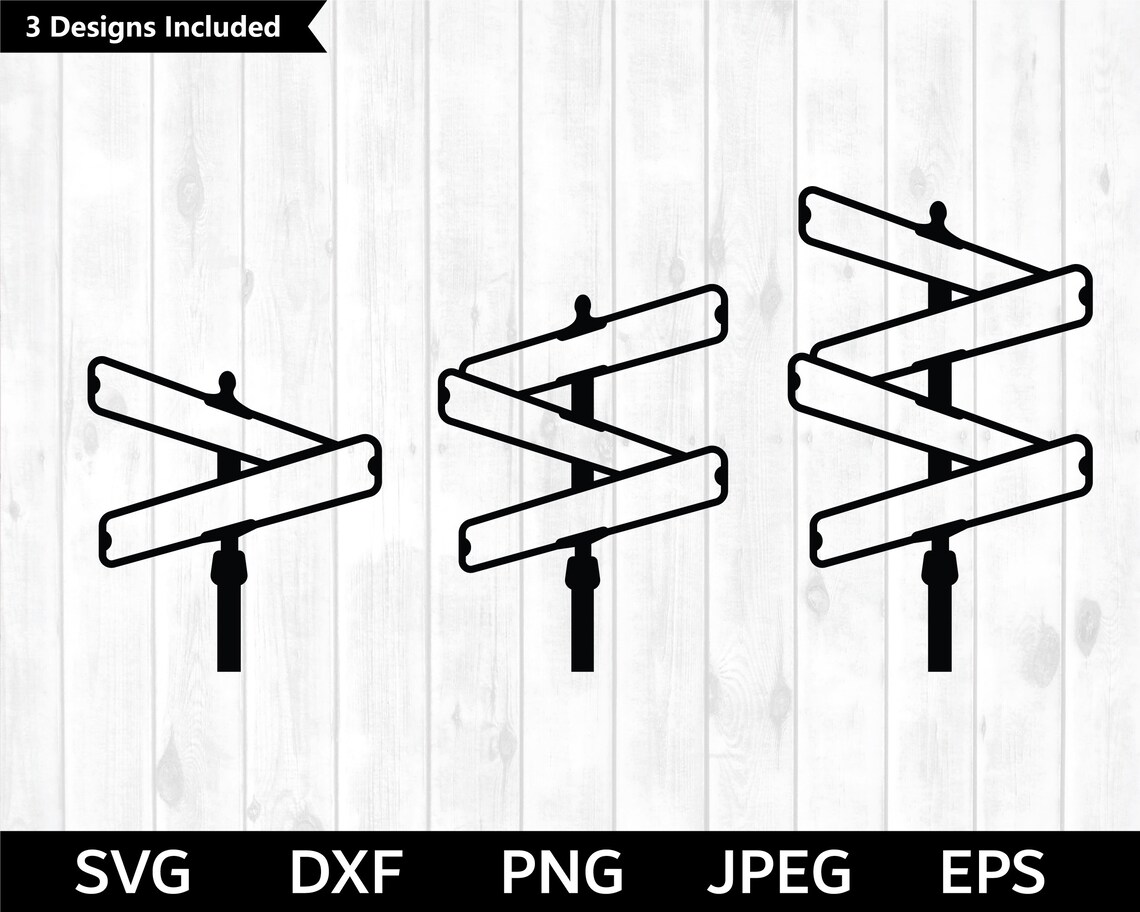 Street Sign SVG Street Sign Cut File Customizable Street - Etsy