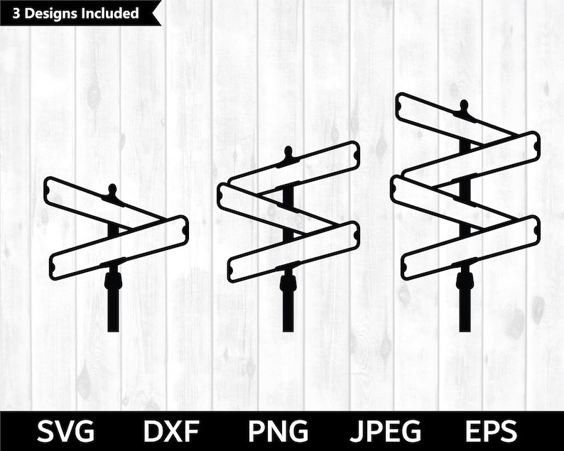 Street Sign SVG Street Sign Cut File Customizable Street - Etsy