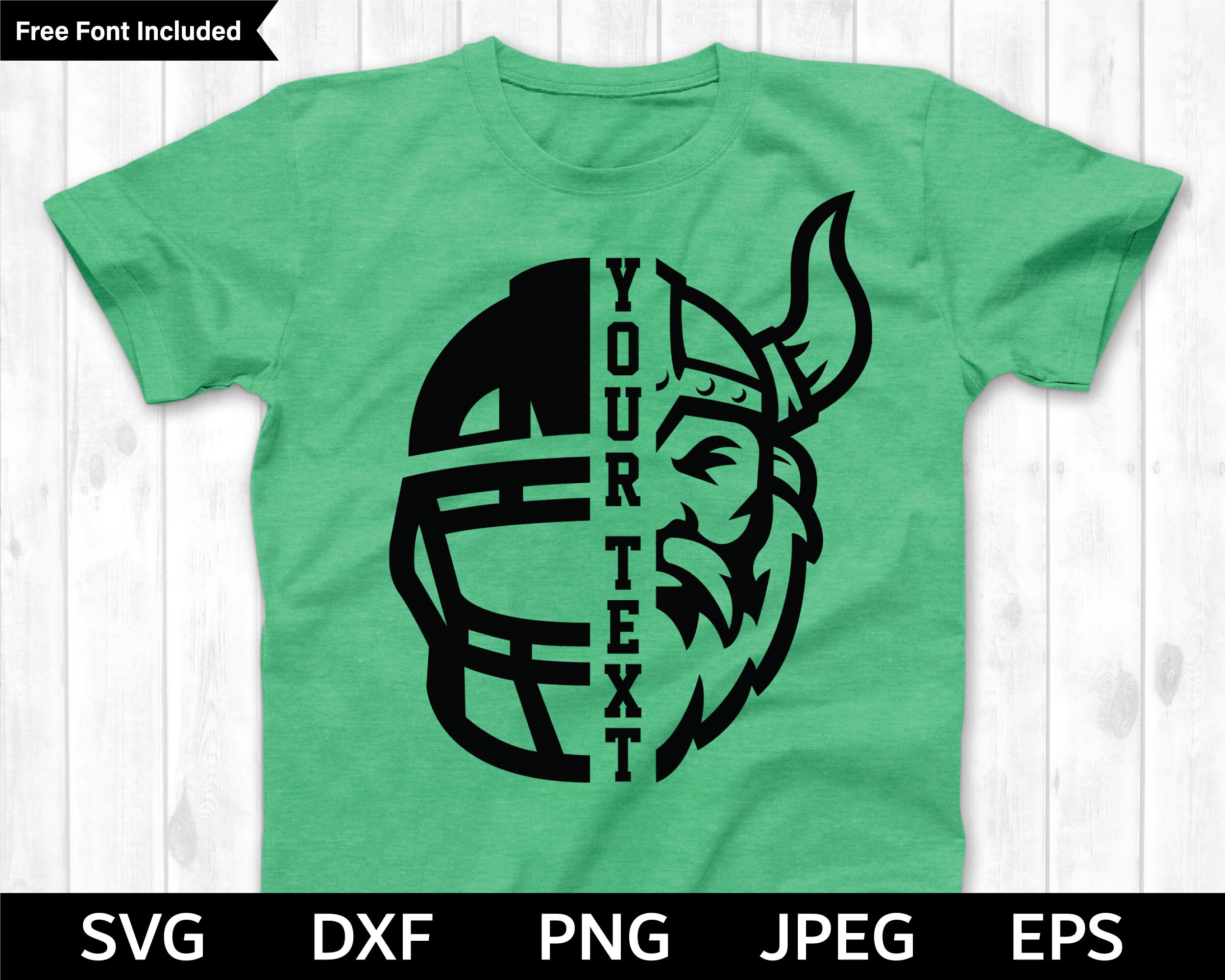 Football SVG Vikings SVG Football cut file Football | Etsy