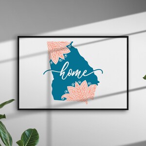 Georgia Mandala SVG, Georgia Home SVG, Georgia Mandala Silhouette ...