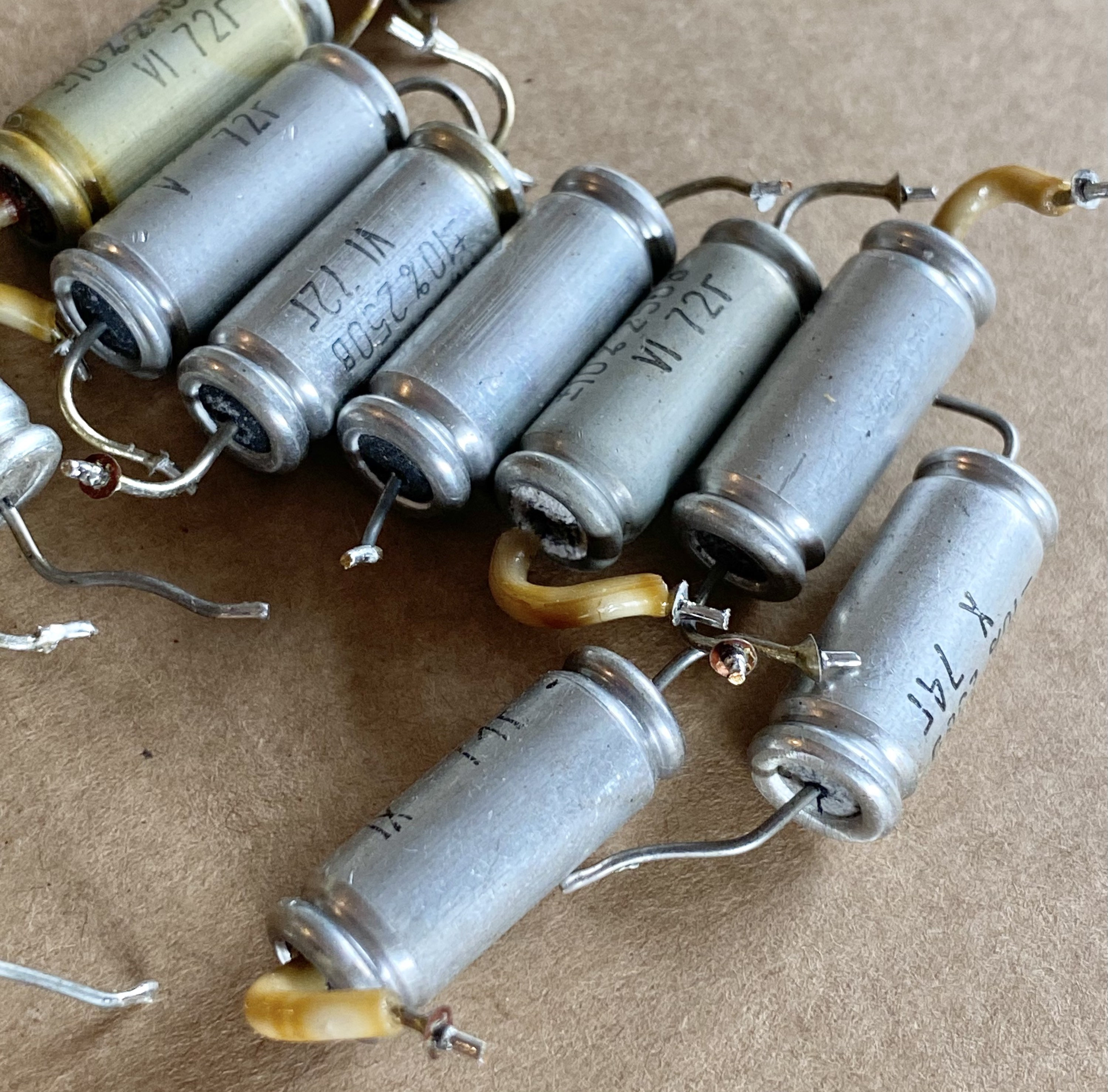 Radio components Antique radio capacitor set tube radio | Etsy