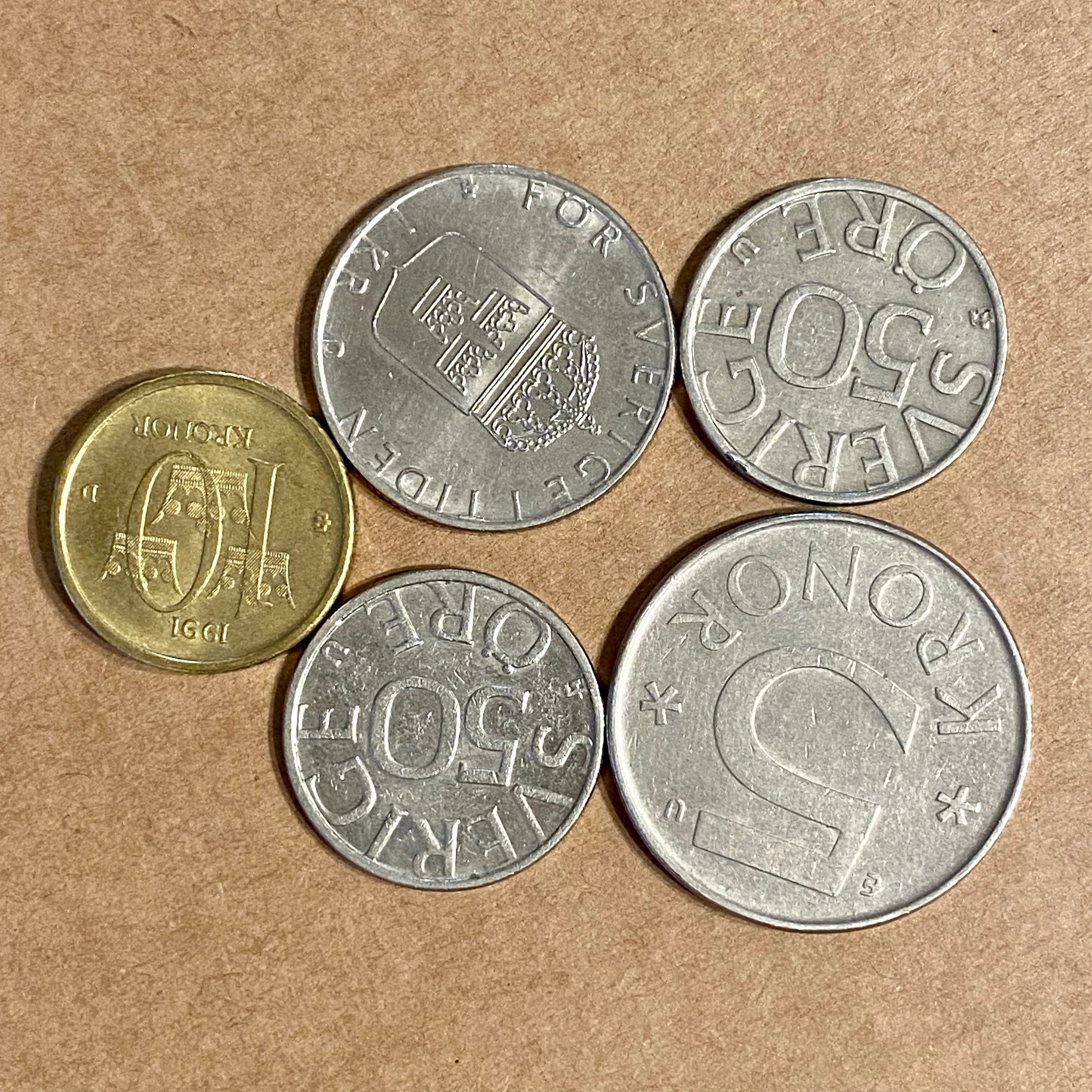 Monedas suecas monedas de Suecia corona sueca monedas | Etsy