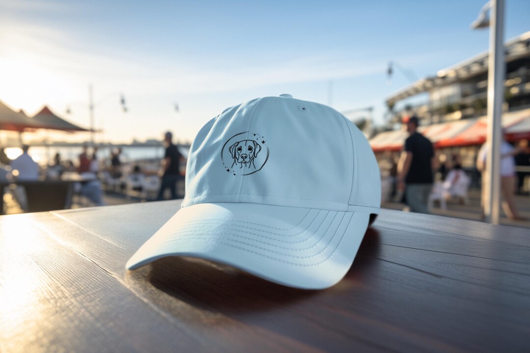 Embroidered Labrador Dog Design Baseball Hat for Pet Lovers Casual ...