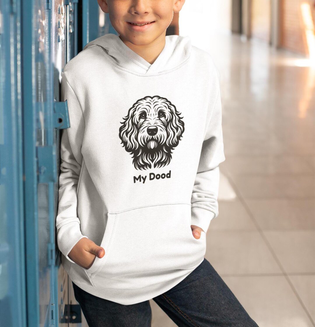Kids Goldendoodle Hoodie Doodle Dog Clothing Pet Owner Gift Back to ...