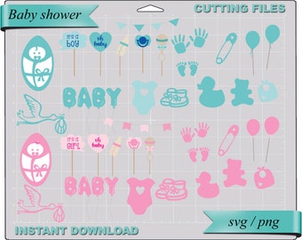 Baby shower svg | Etsy
