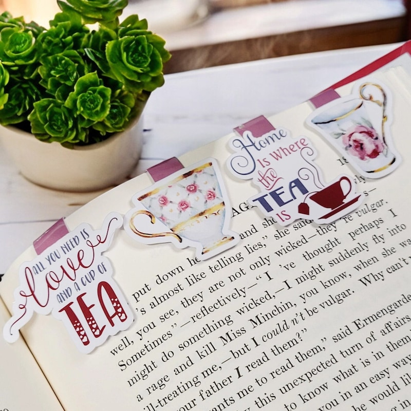 Tea Bag Bookmark - Etsy
