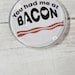 Bacon Glass Magnets Bacon Fridge Decor Round Bacon Magnets | Etsy