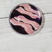 Bacon Glass Magnets Bacon Fridge Decor Round Bacon Magnets | Etsy
