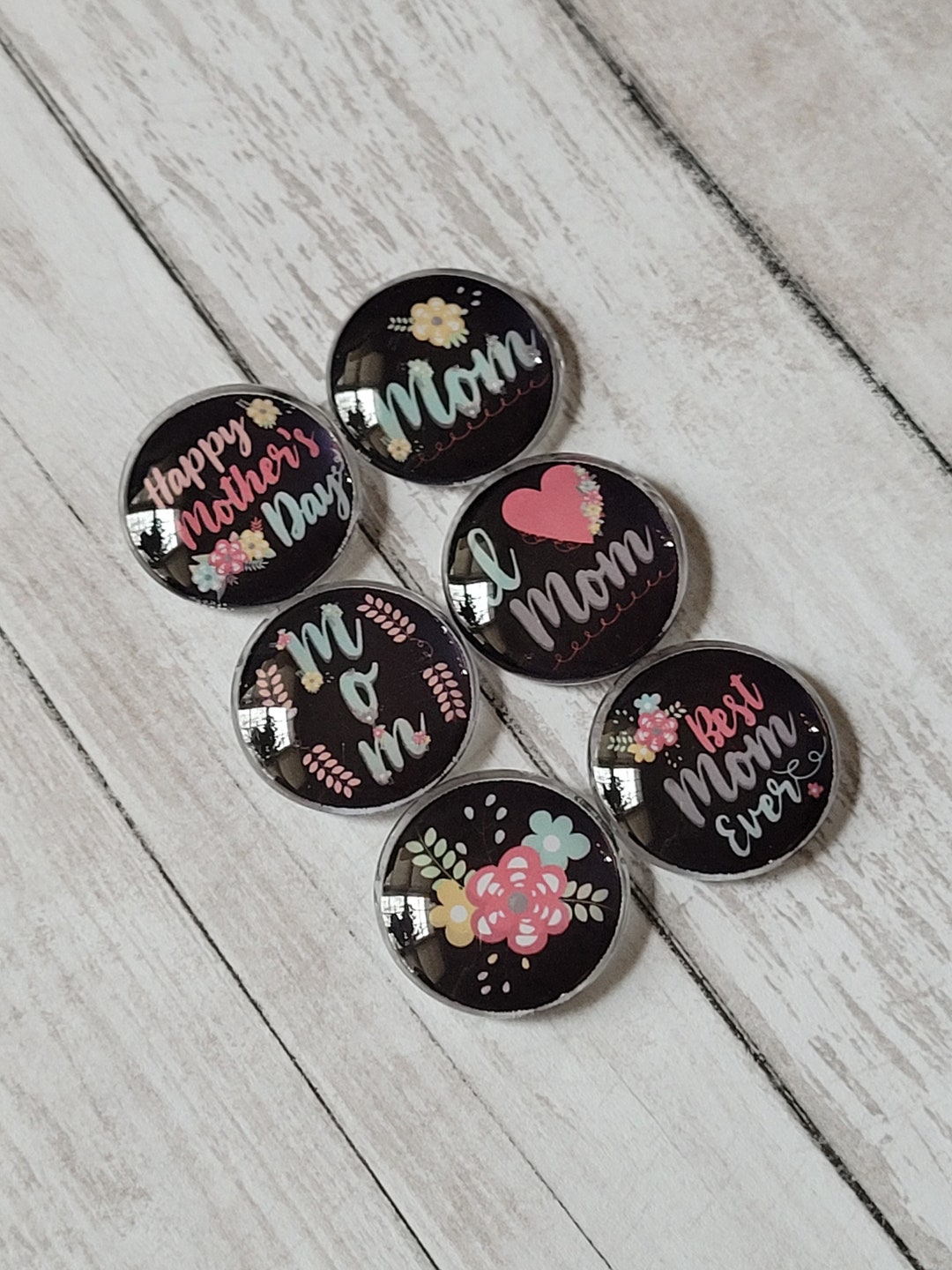 Mothers Day Glass Magnets, Strong Mom Quotes Magnets, Kitchen Fridge ...