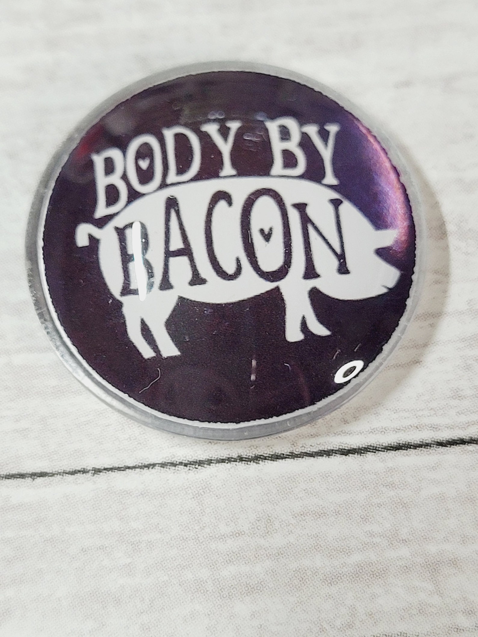 Bacon Glass Magnets Bacon Fridge Decor Round Bacon Magnets - Etsy
