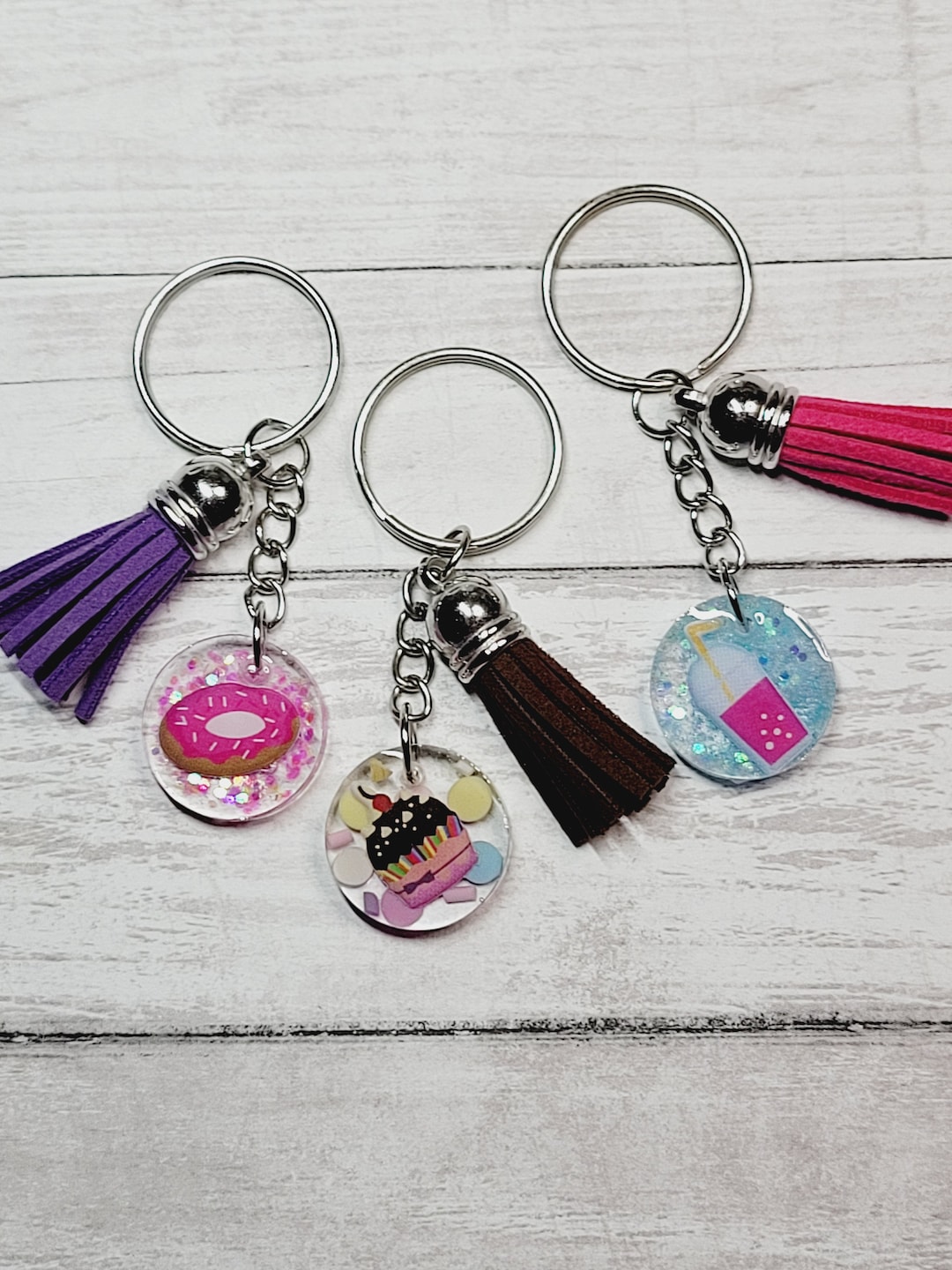 Sweets Dessert Keychain, Mini Backpack Keychain, Dainty Lunchbox ...