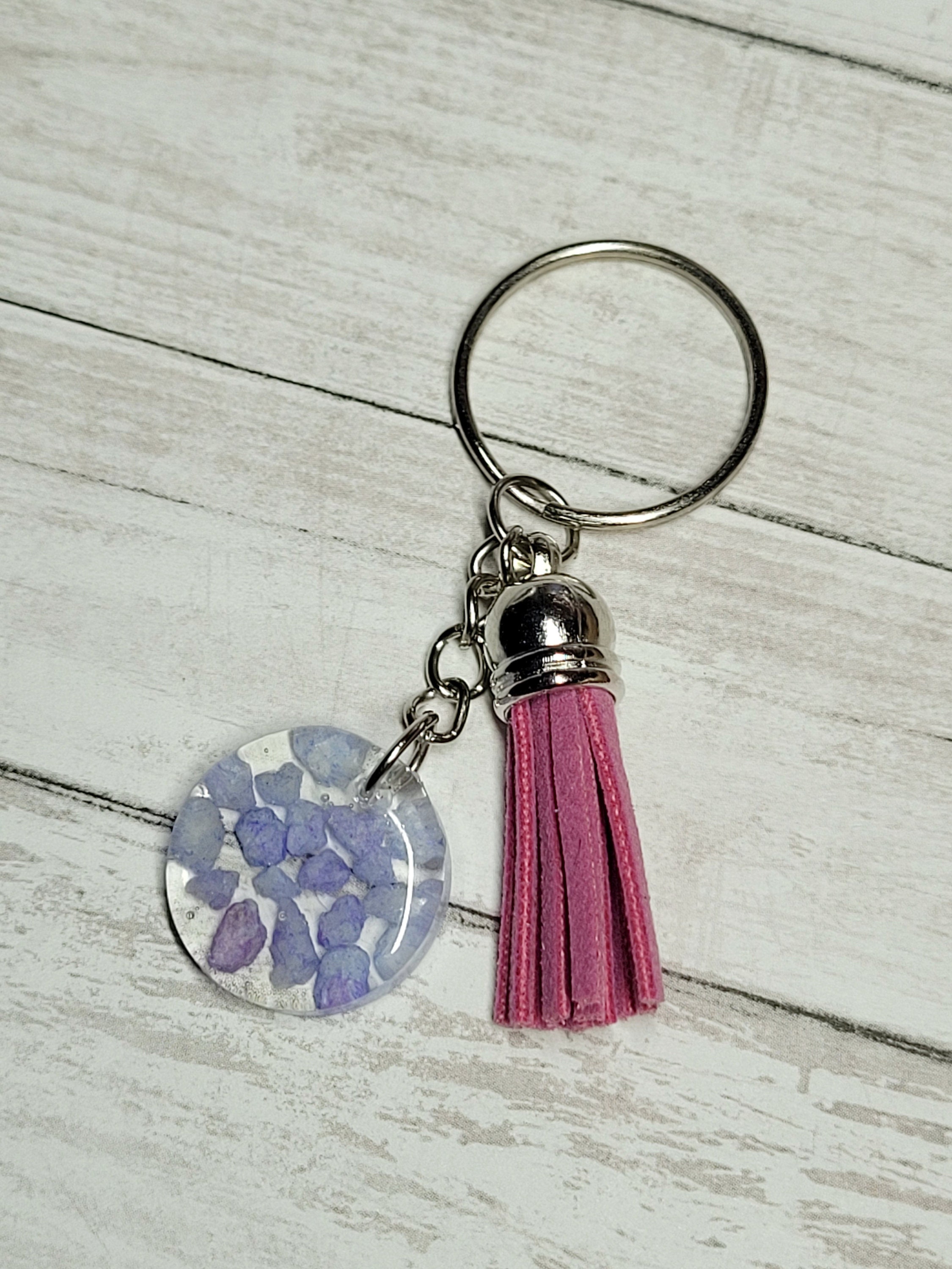 Kids Resin Rock Keychain Purple Rock Keychain Kids Backpack - Etsy ...