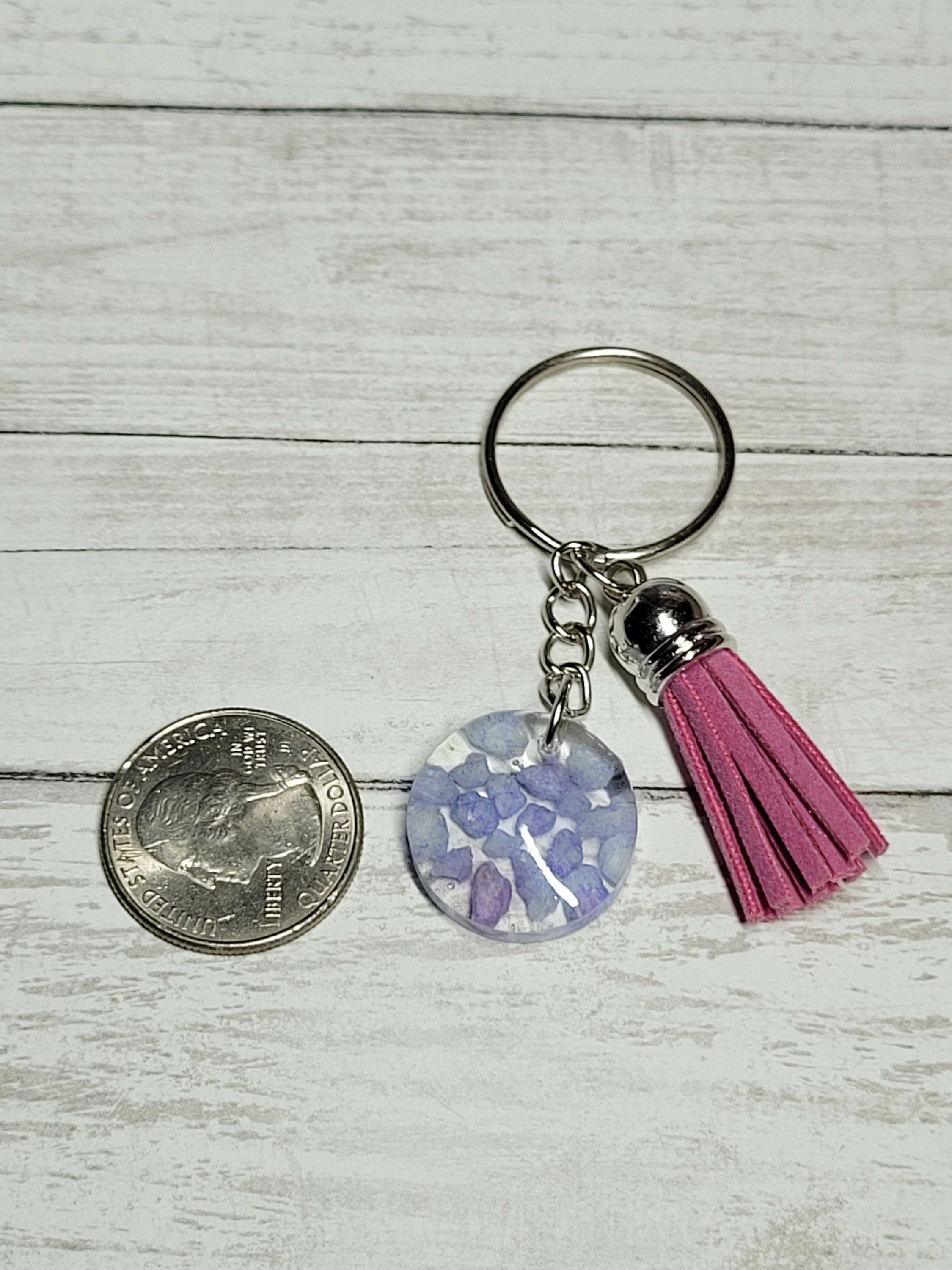 Kids Resin Rock Keychain Purple Rock Keychain Kids Backpack - Etsy ...