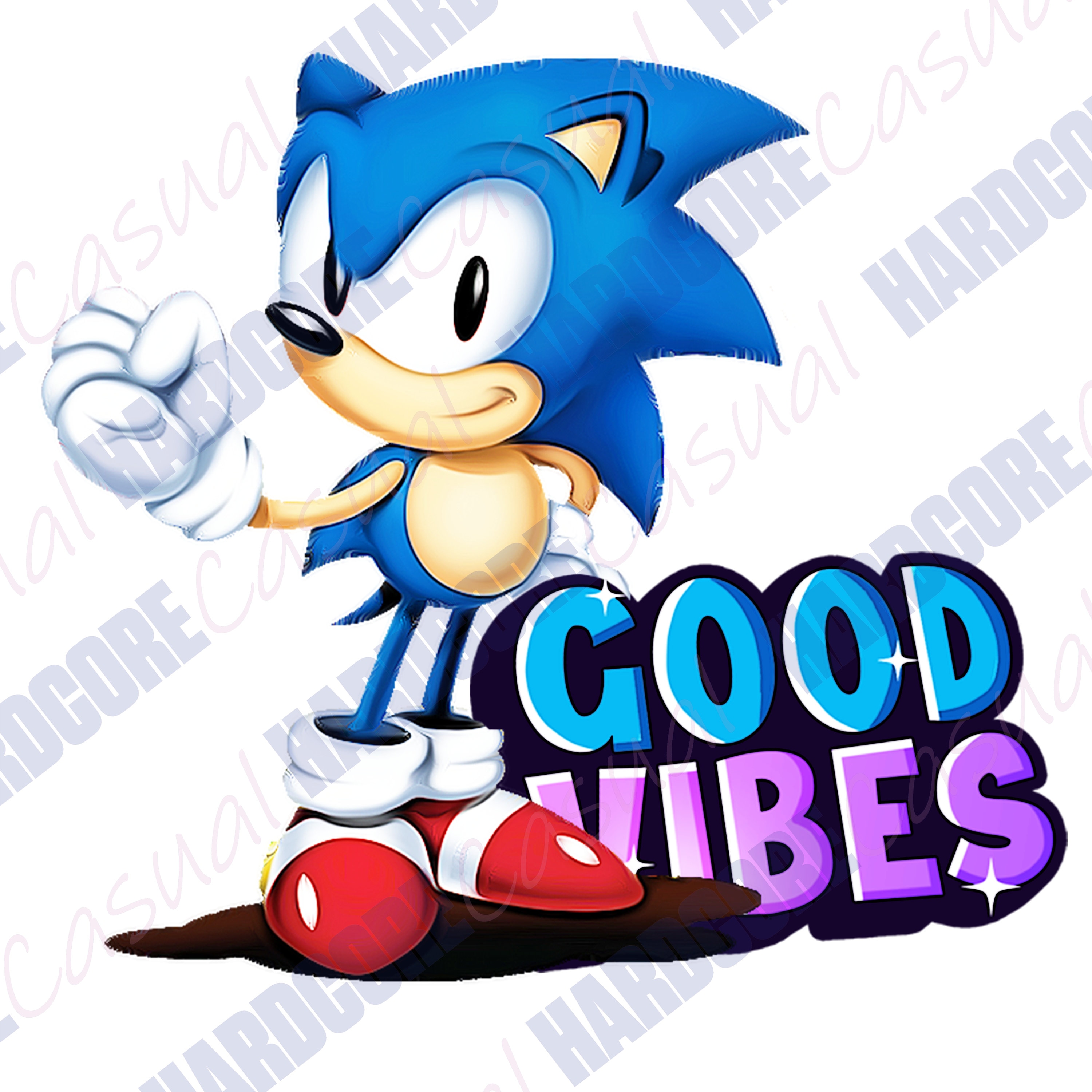 Sonic GOOD VIBES Emote - Etsy