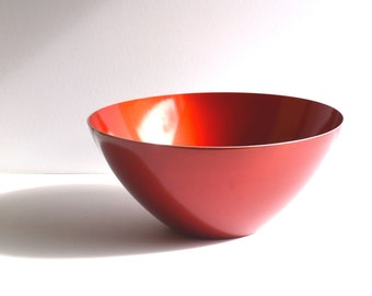 Red Atomic Bowl - Etsy
