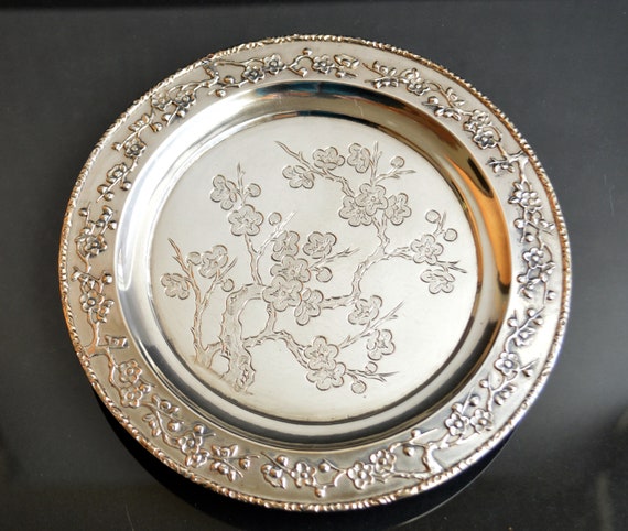 Chinese Antique Silver Dish by LUEN WO Shanghai. Vintage - Etsy