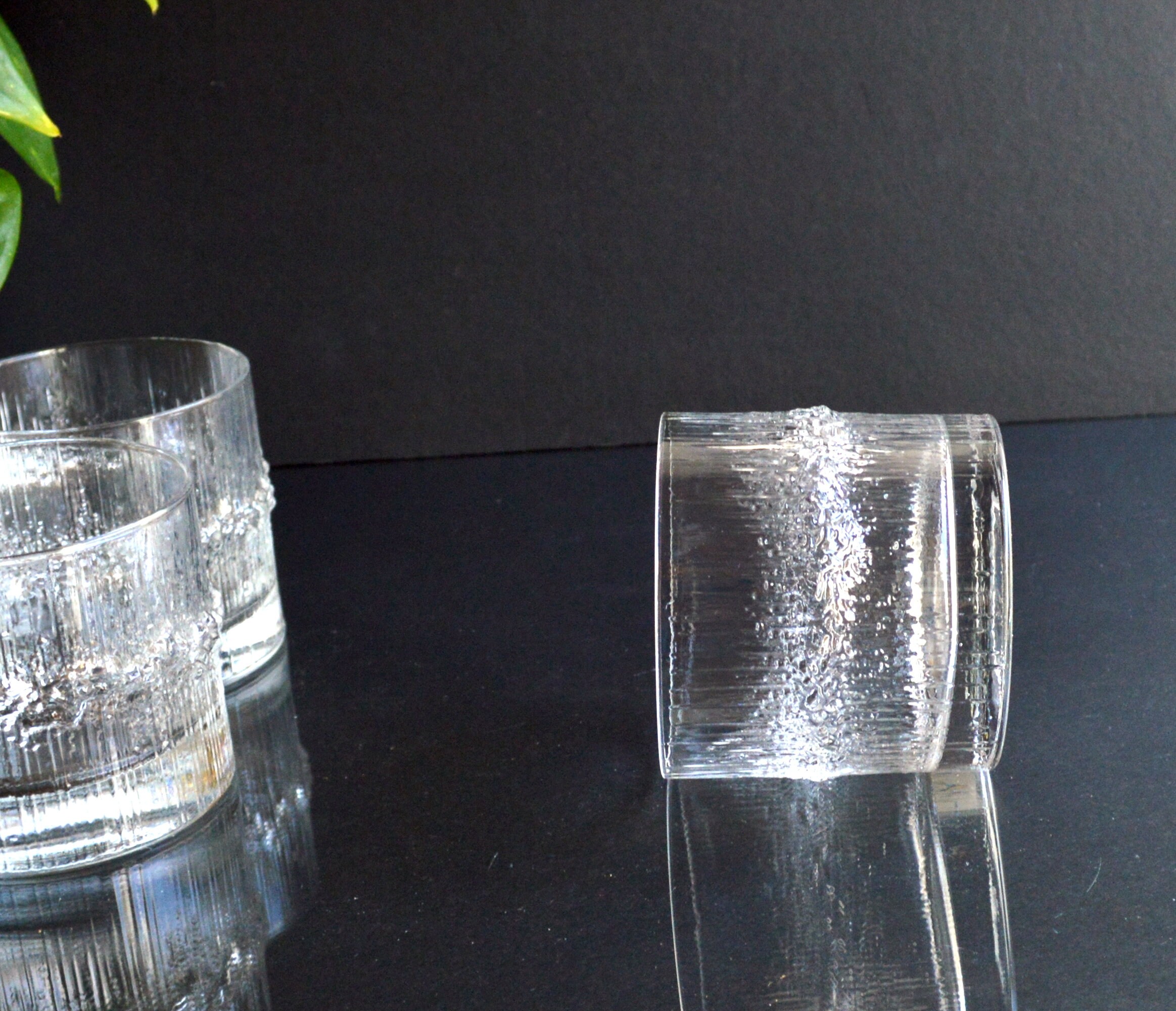 Barware Mid-century Modern' Finland 1970's vintage Finnish glass 225 ml ...