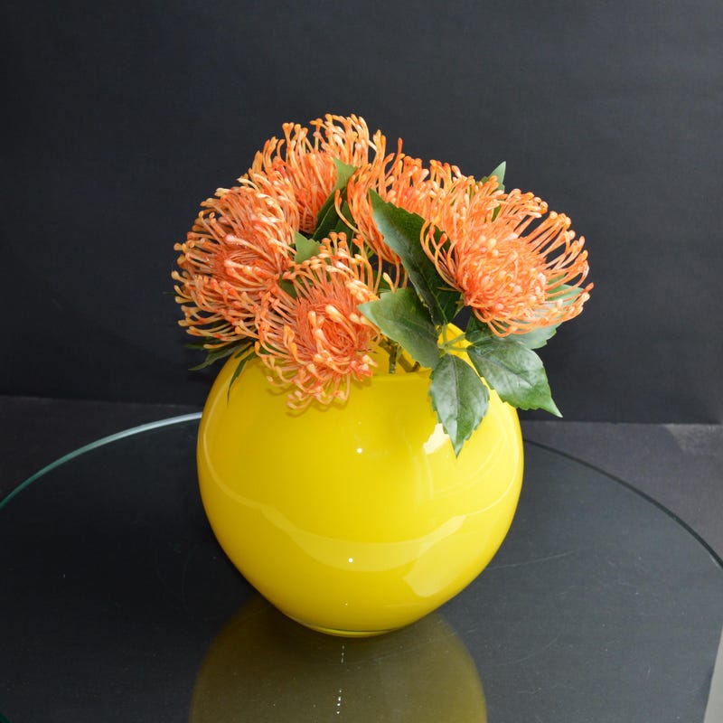 Yellow Vases - Etsy