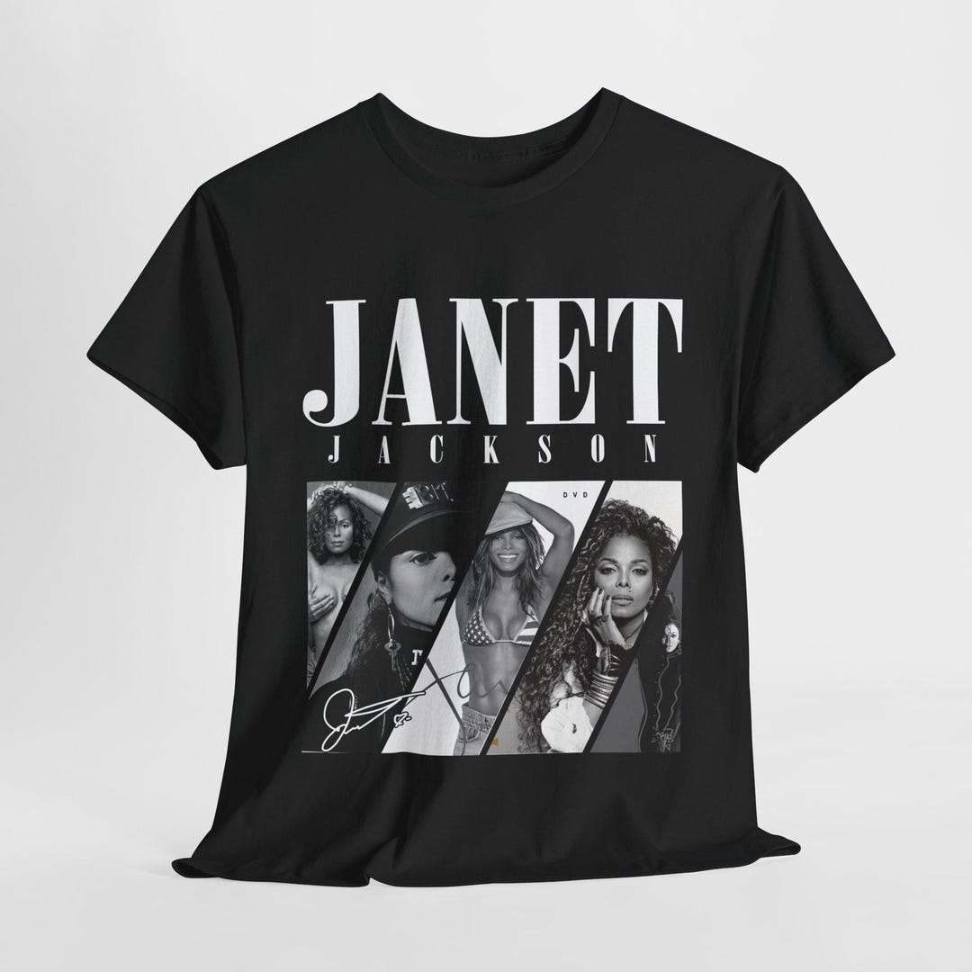 Janet Jackson Signature Shirt, 90s Vintage Janet Jackson Shirt, Janet ...