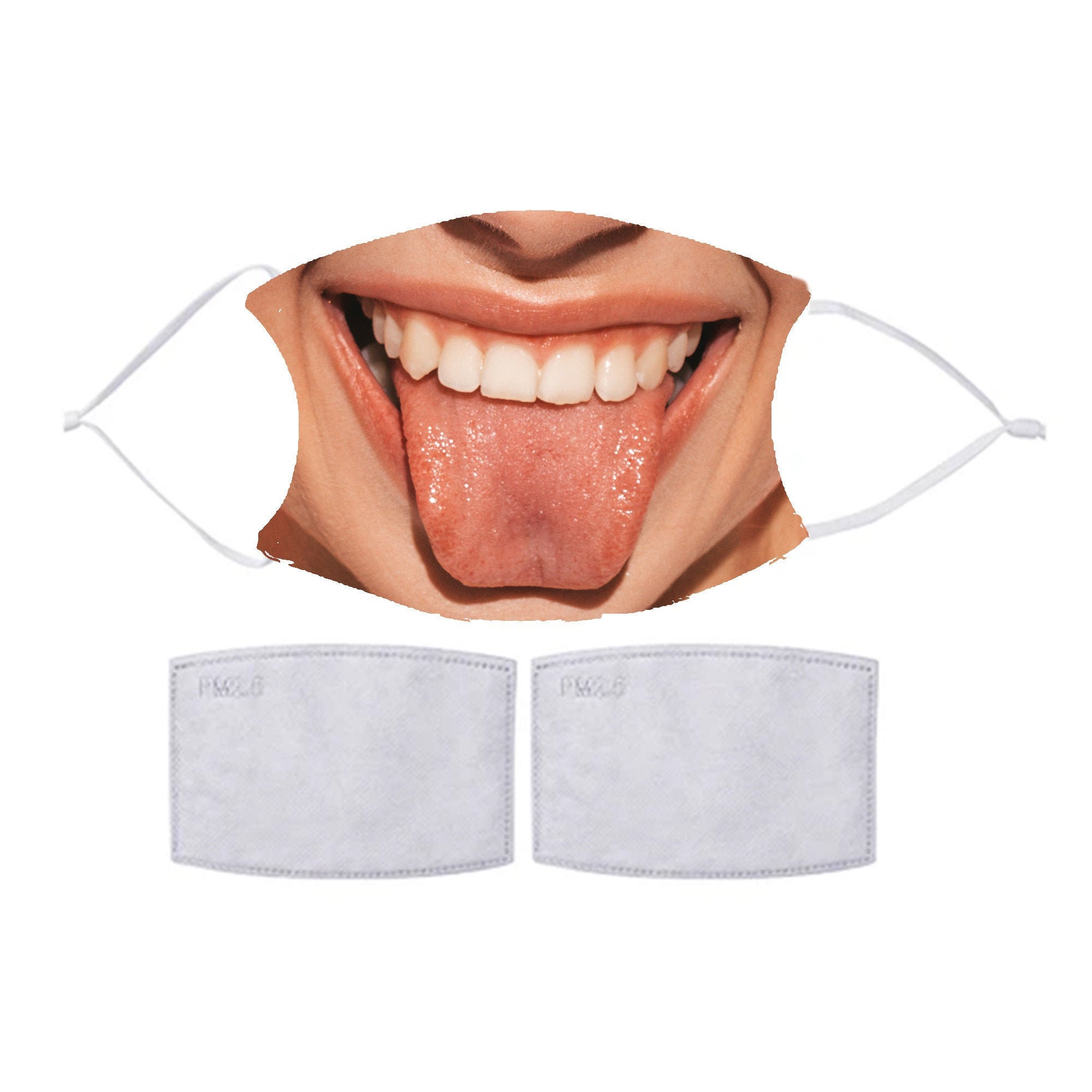 Choose Your FUNNY Masks With 2 Filters Optional. Nose Wire Included ...