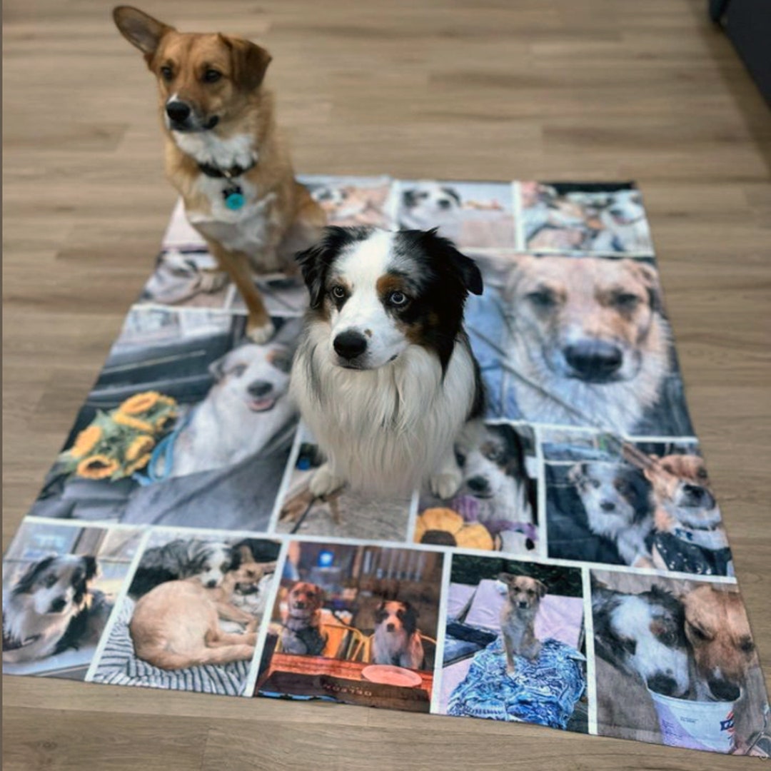 BULK Ordering Available - Create Your Own Collage Photo Blanket. Use as ...