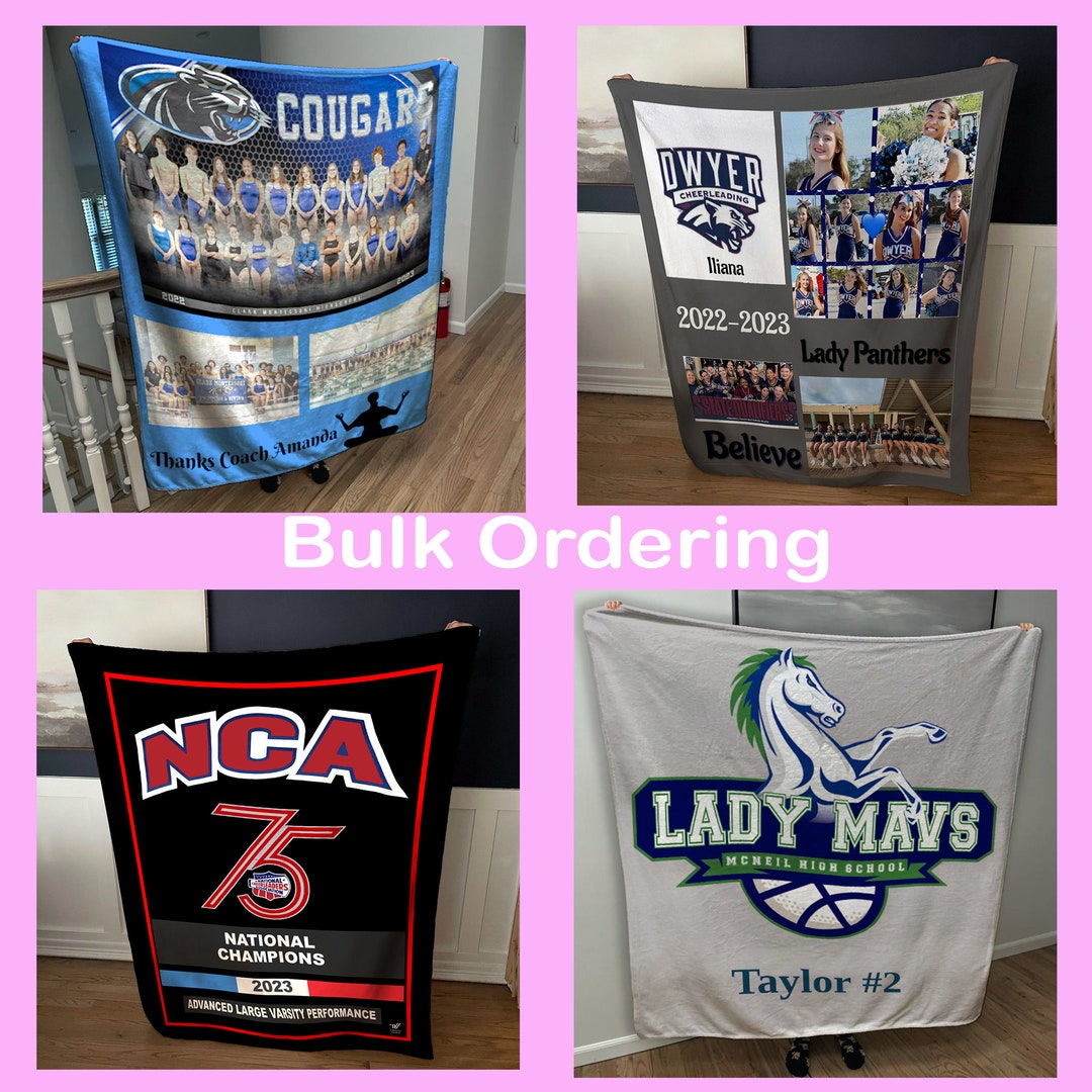 BULK Ordering Photo Blankets Dance Team, Cheerleading, Sports Team ...