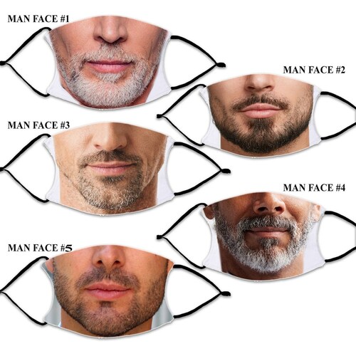 MEN'S Face Mask With 2 Filters Optional. Nose Wire - Etsy