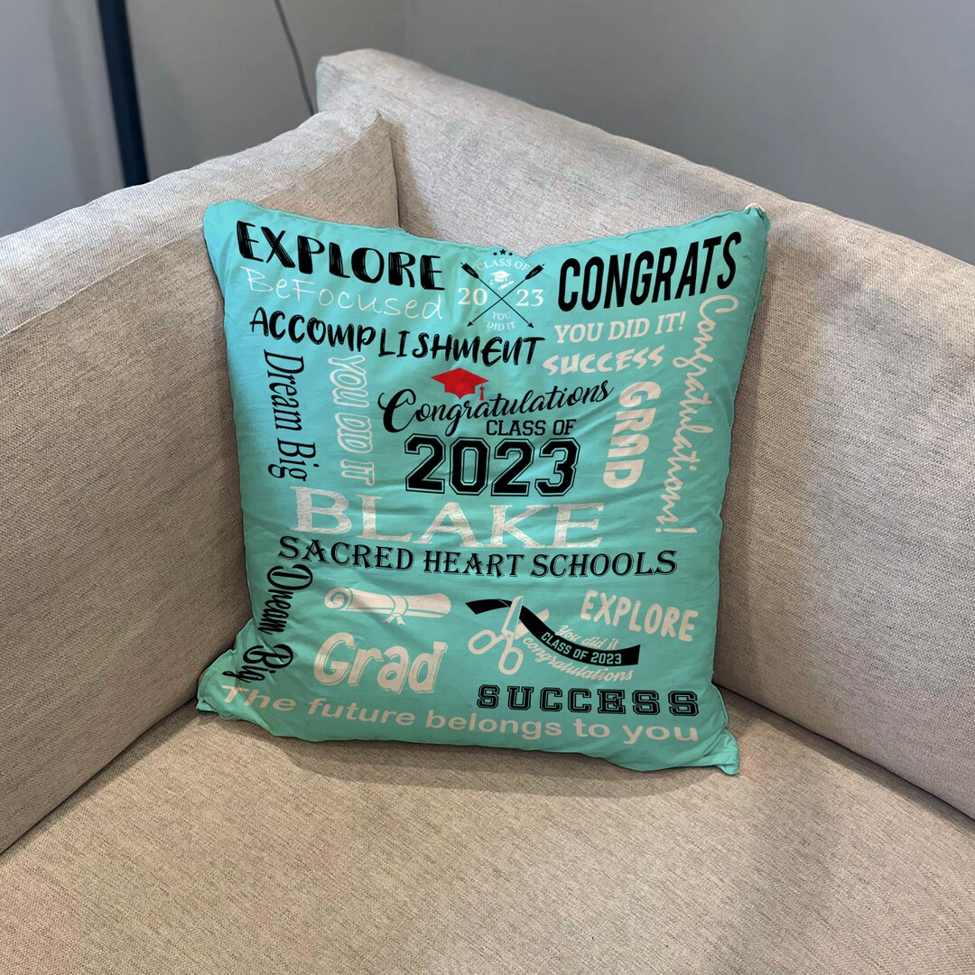 BULK Ordering Available - 2023 Graduation Throw Pillow , Senior Pillow ...