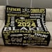 2024 Graduation Blanket, Senior Blanket, Collage Graduation Blanket ...
