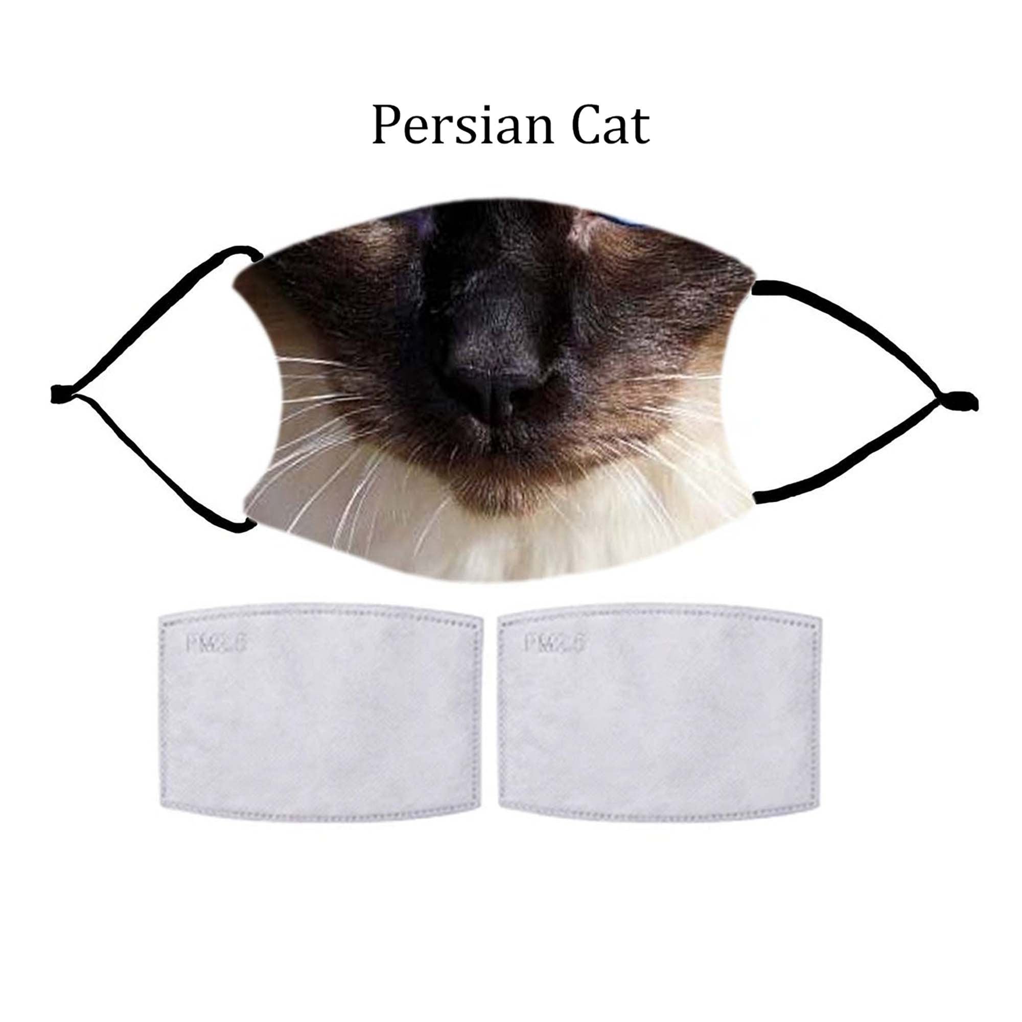 Cat Face Mask With Filters Optional. Nose Wire Included. Adult | Etsy