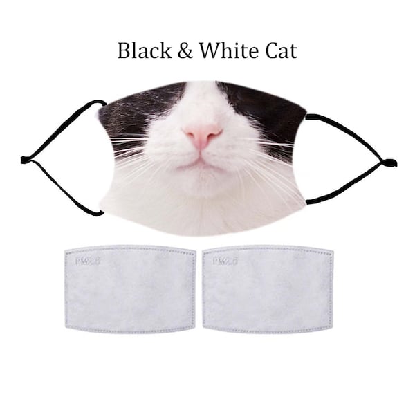 Cat Face Mask - Etsy