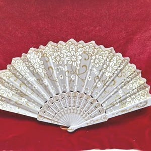 Elegant, Beautiful Design Hand Fan, Hand Held Fan, Wedding, Bride ...
