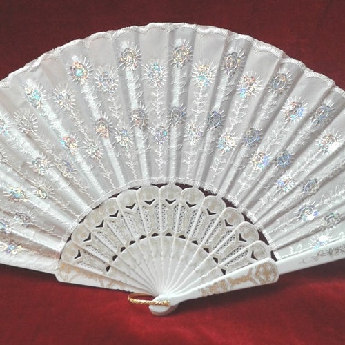 Elegant Beautiful Design Hand Fan Hand Held Fan Wedding - Etsy