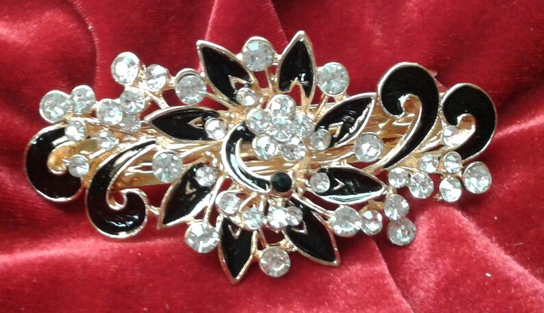 Elegant Beautiful Hair Barrette Bride Bridesmaid Wedding | Etsy