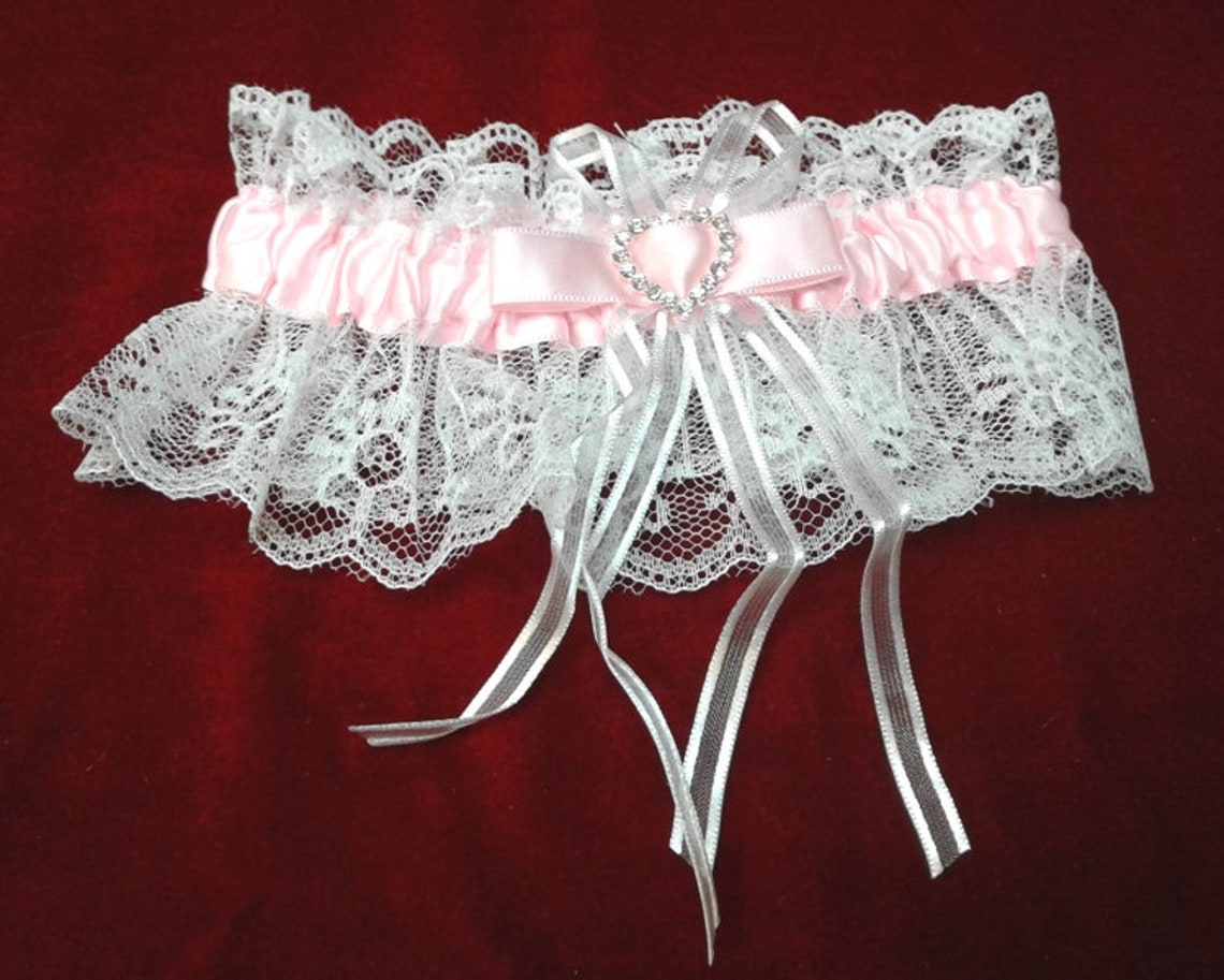 Elegant Beautiful Lace Ribbon Bridal Garter Bridal Leg | Etsy