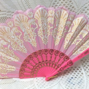 Elegant, Beautiful Design Hand Fan, Hand Held Fan, Wedding, Bride ...
