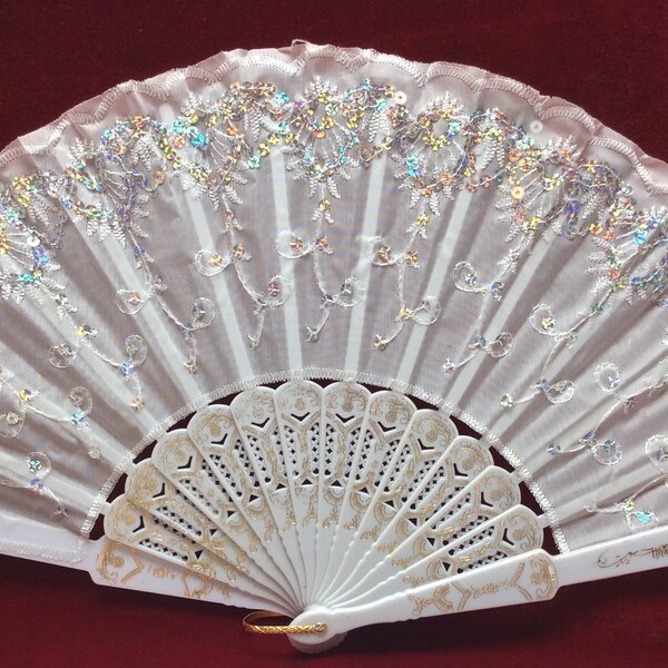 Hand Held Fan - Etsy