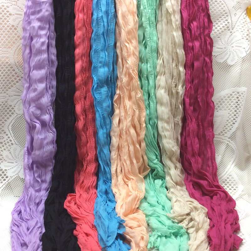 Crinkle Scarf for Women - Etsy
