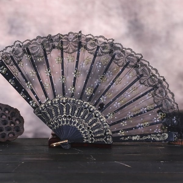 Lace Fan - Etsy