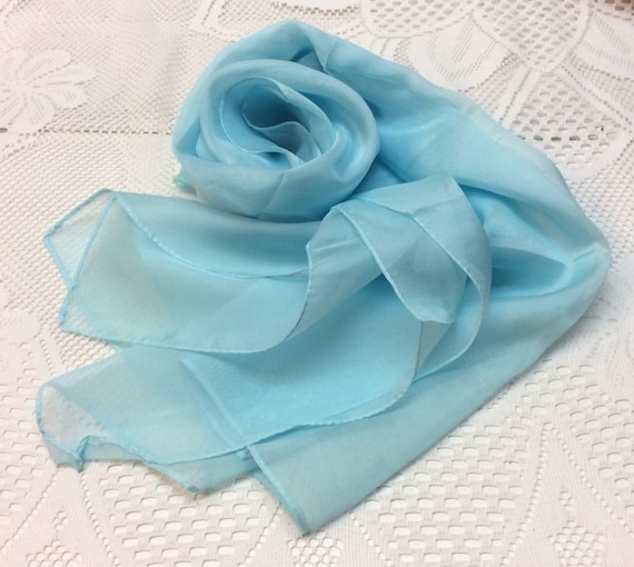 Elegant, Beautiful Chiffon Scarf , Beautiful Color, N… - Gem