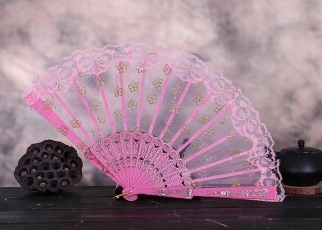 Elegant, Beautiful Design Hand Fan, Hand Held Fan, Wedding, Bride ...