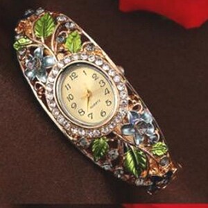 Elegant Wrist Watch, Beautiful Style Face, Bracelet Cuff Style in ...