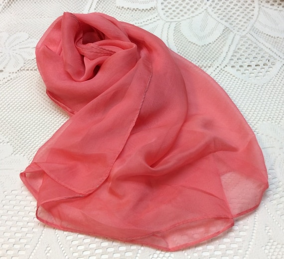 Elegant, Beautiful Chiffon Scarf , Beautiful Color, N… - Gem