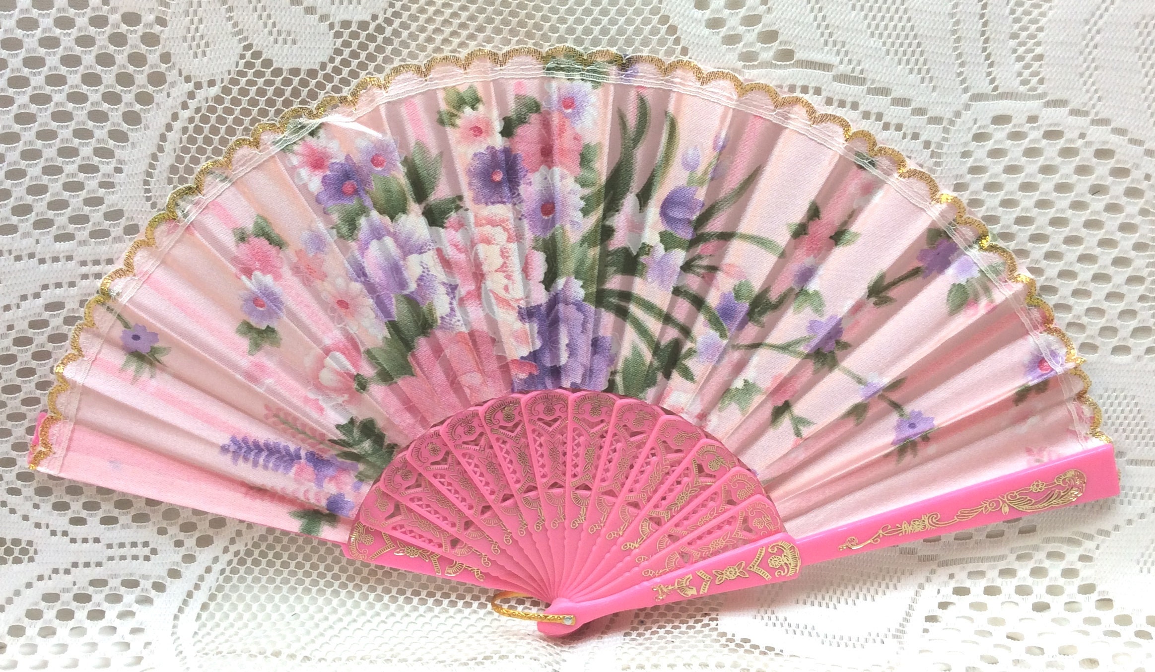 Elegant Beautiful Design Hand Fan Hand Held Fan Spanish | Etsy